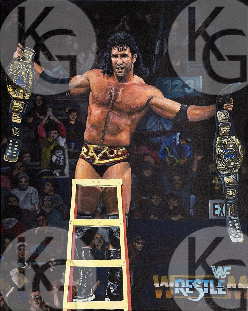 004 Razor Ramon – The Art of Kevin Goldman