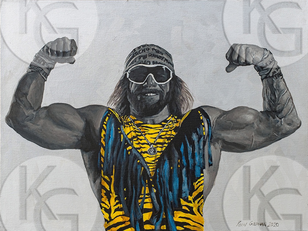 Macho Man Randy Savage Art Macho Man Randy Savage Art Print | Old